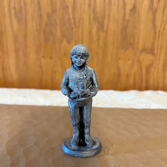 Michael Ricker | Accents | Michael Ricker Pewter Signed Numbered Girl ...